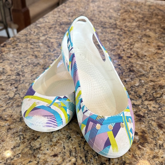 CROCS | Shoes | Rare Vintage Retired Kadee Crocs Womens Colorful ...